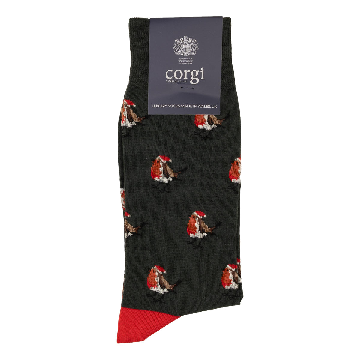 Holiday Birds Cotton Midcalf Dress Sock – The Andover Shop