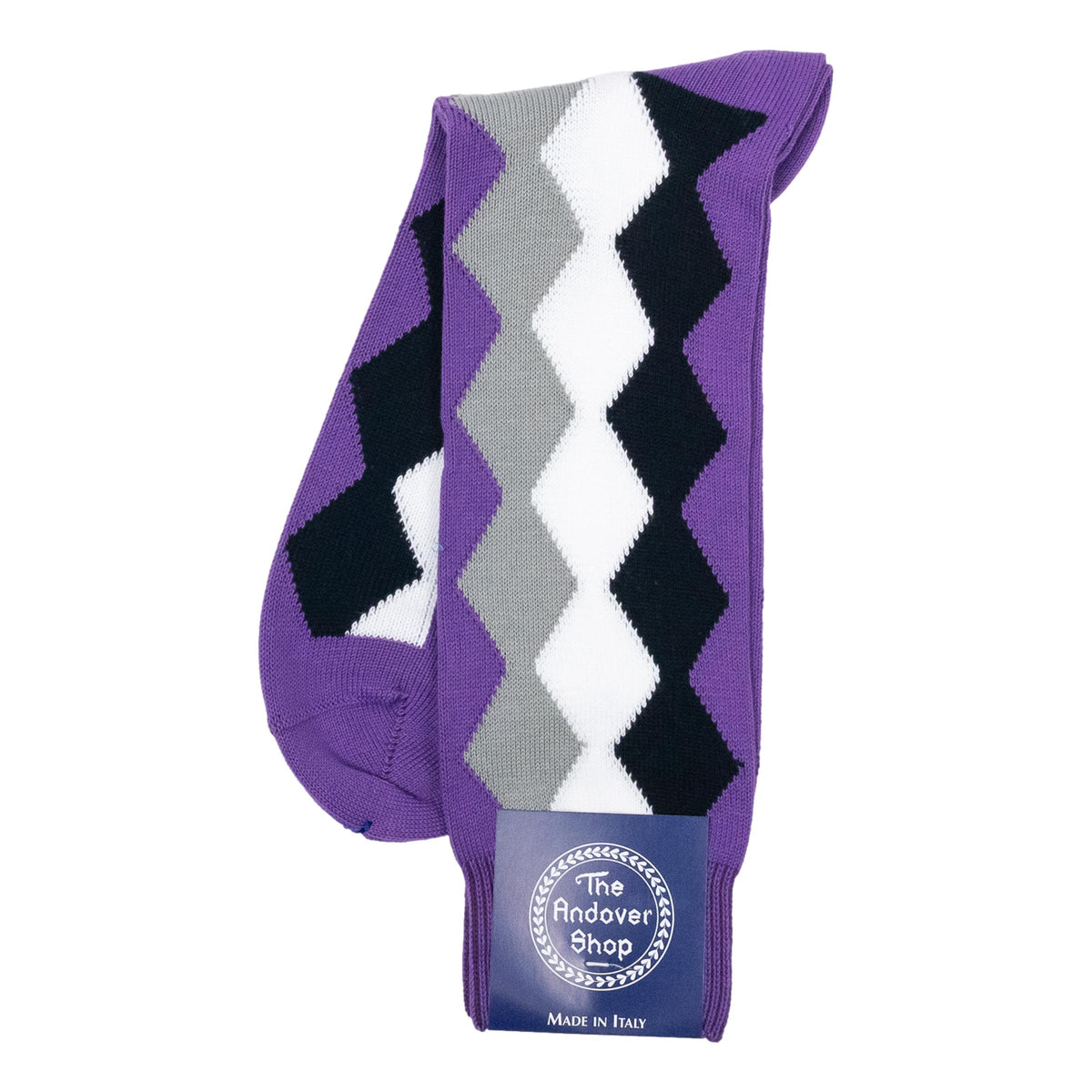 Mid-Calf Cotton Picasso Dress Sock – The Andover Shop
