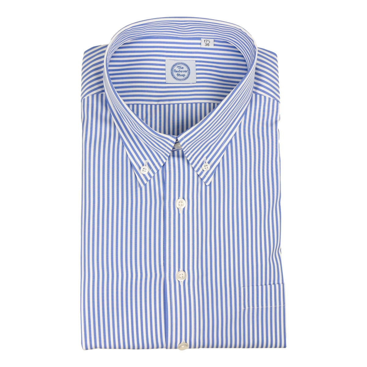 Blue Banker Stripe Button Down Dress Shirt – The Andover Shop