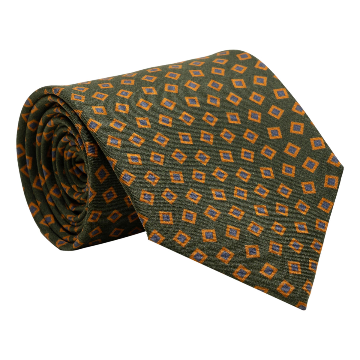 Square Patterned Silk Tie – The Andover Shop