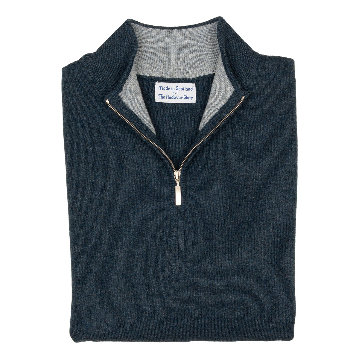 Plenderleith Cashmere Quarter-Zip Sweater – The Andover Shop