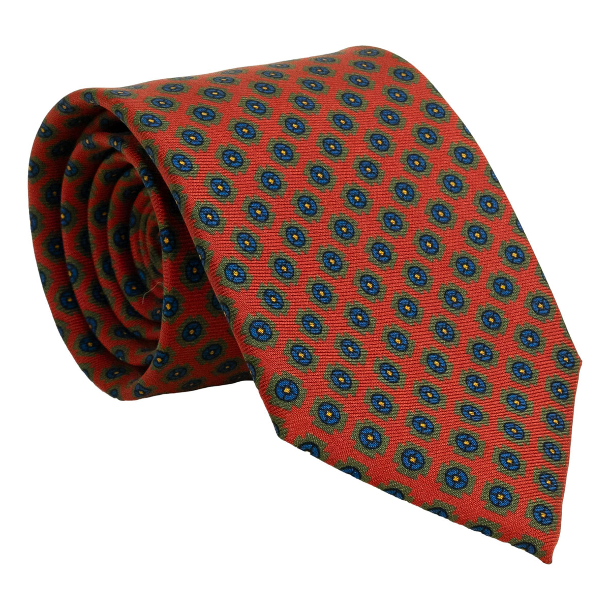 Abstract Shield Patterned Silk Tie – The Andover Shop