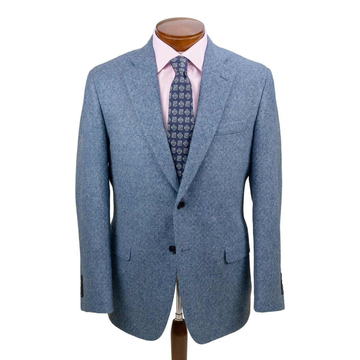 Light Blue Heritage Featherbone Wool Tweed Sport Coat – The Andover Shop