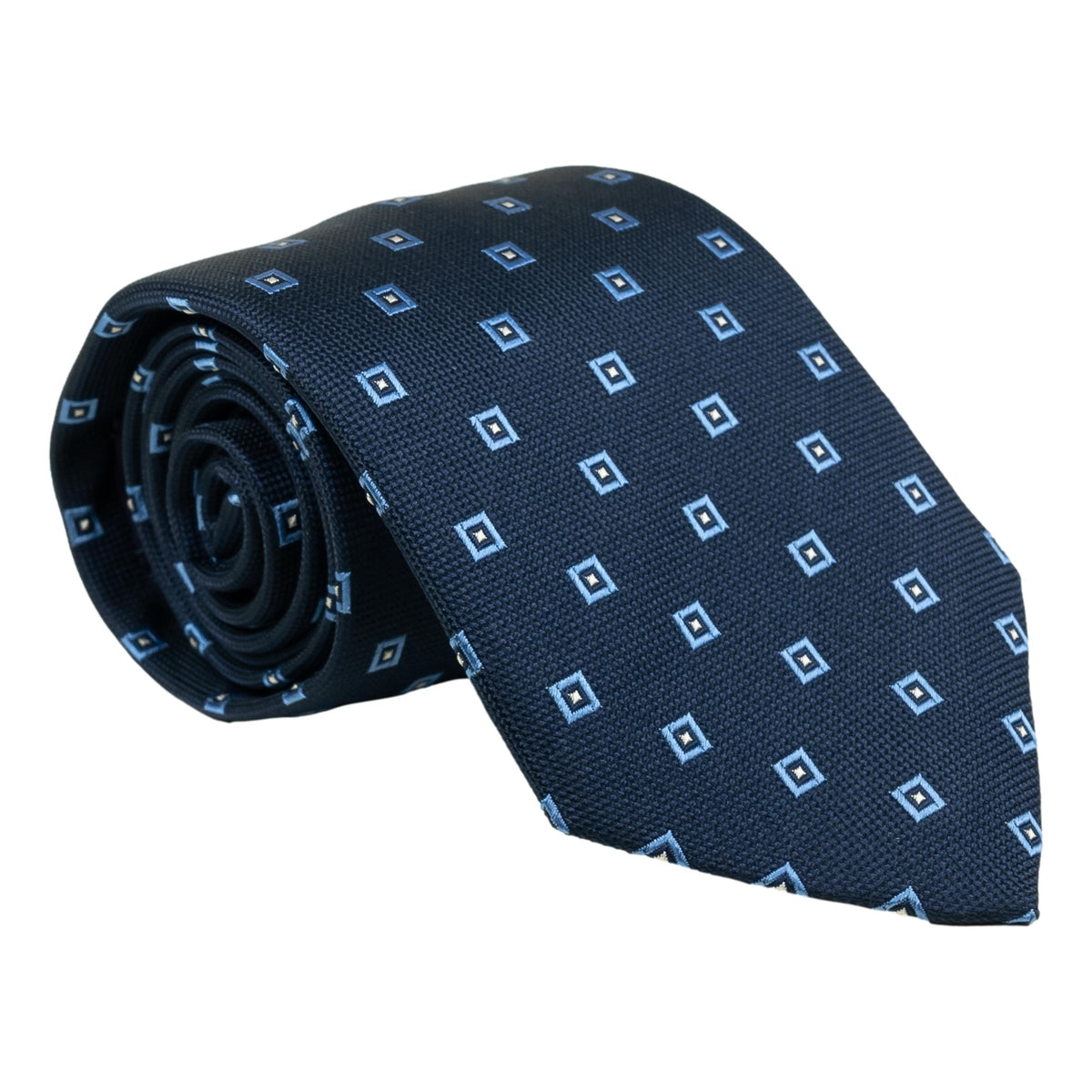 Square Bullseye Woven Silk Tie – The Andover Shop