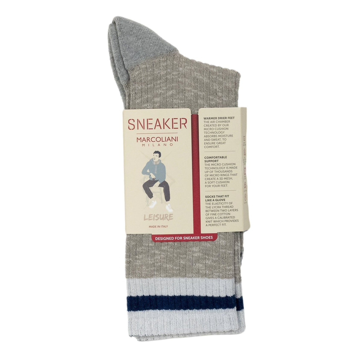 Preppy Stripe Cotton Mid-Calf Sneaker Sock – The Andover Shop