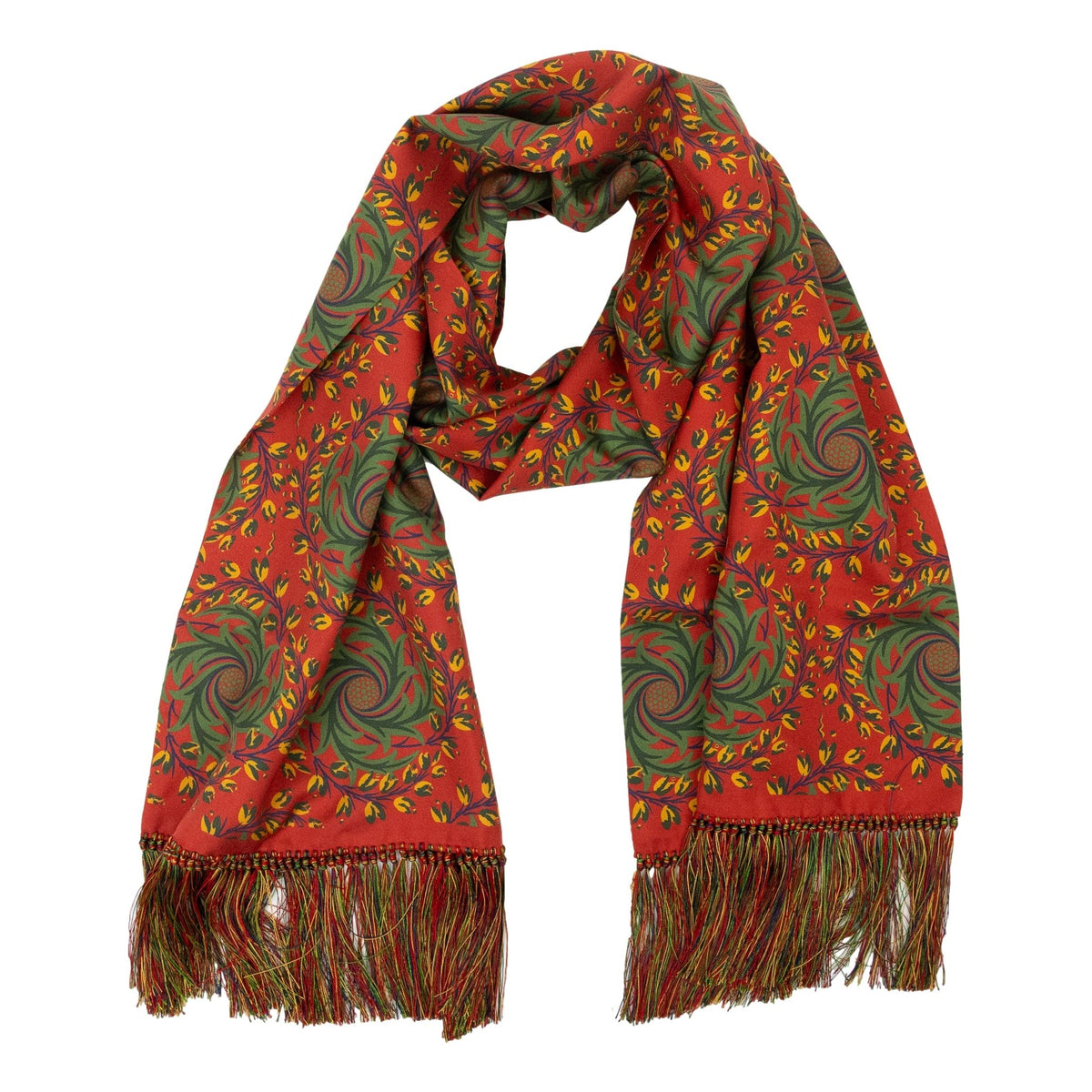 Yew Silk Fringe Harlow Scarf – The Andover Shop