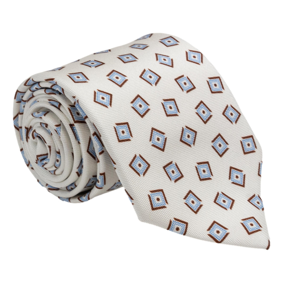 Abstract Square Motif Silk Tie – The Andover Shop