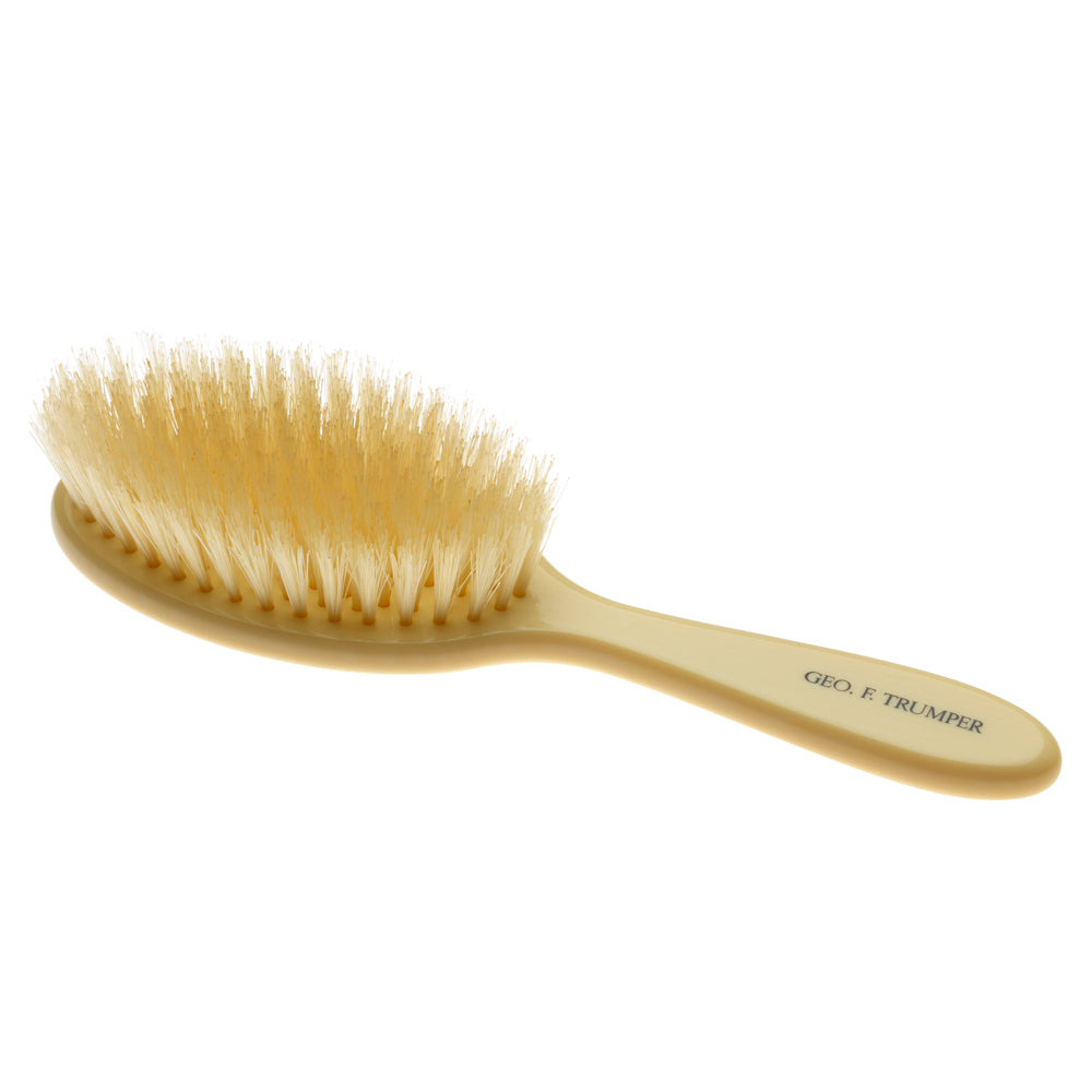 Simulated Ivory Oval Shaped Brush with Handle – The Andover Shop
